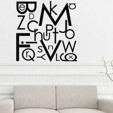 Vinilo decorativo Simplemente Letras