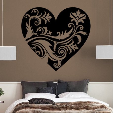 Vinilo decorativo El Corazón Tallado
