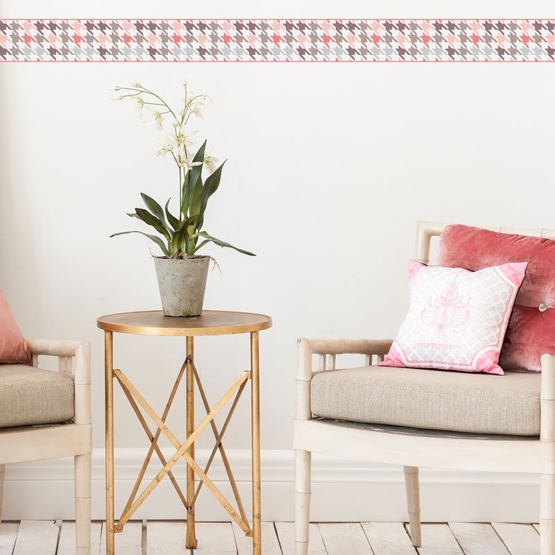 Cenefa Floral CEF003 | VinilosDecorativos.com